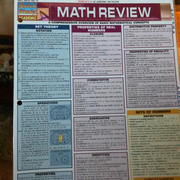Quick Study Charts | Other | Nwot 5 Kids Quick Study Academic Charts ...
